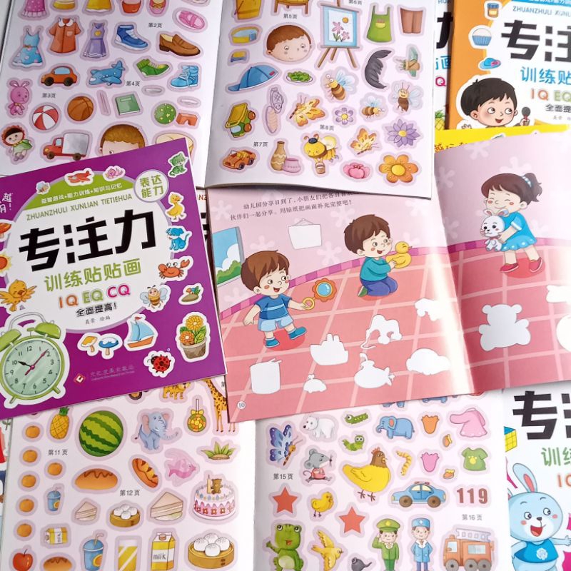 Jual Buku Sticker Anak Buku Stiker Anak Mainan Edukasi Anak Buku ...
