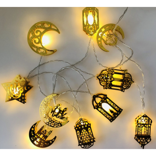 Jual 3M Lampu Hias Lebaran Dekorasi Idul Fitri EID Mubarak Ramadan LED ...