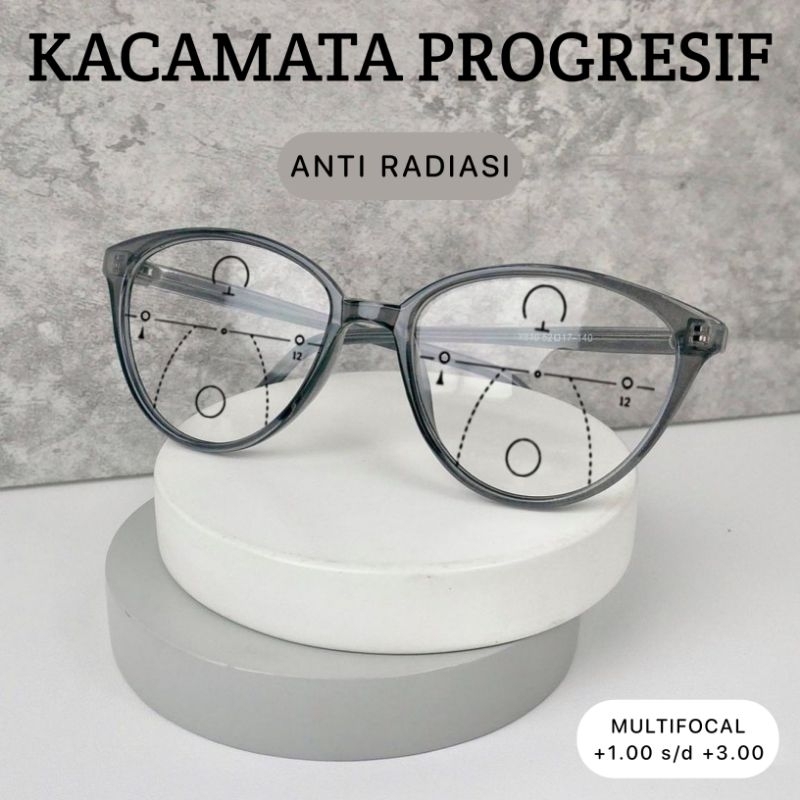 Jual Kacamata PROGRESIF ANTI RADIASI model CAT EYE - kacamata untun ...