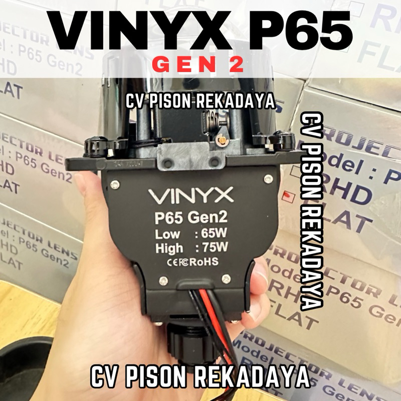 Jual Projector BILED P65 Gen 2 Proji Vinyx P65 v2 3inch Lampu LED Mobil ...