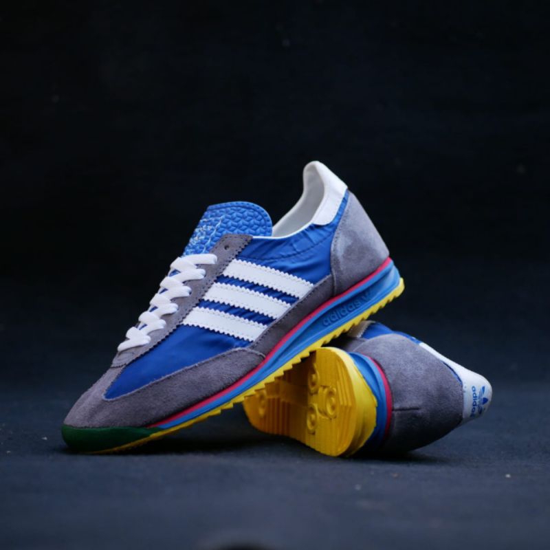 Jual Adidas SL72 Blue White (ORIGINAL) - Sepatu Adias sl72 Original ...