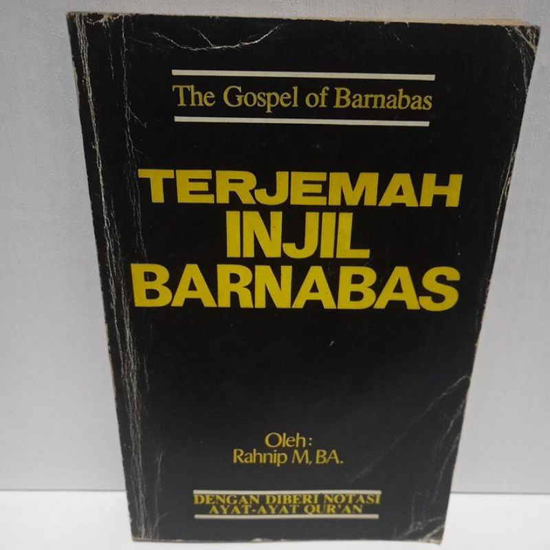 Jual Buku Original TERJEMAH INJIL BARNABAS - RAHNIP M BA | Shopee Indonesia