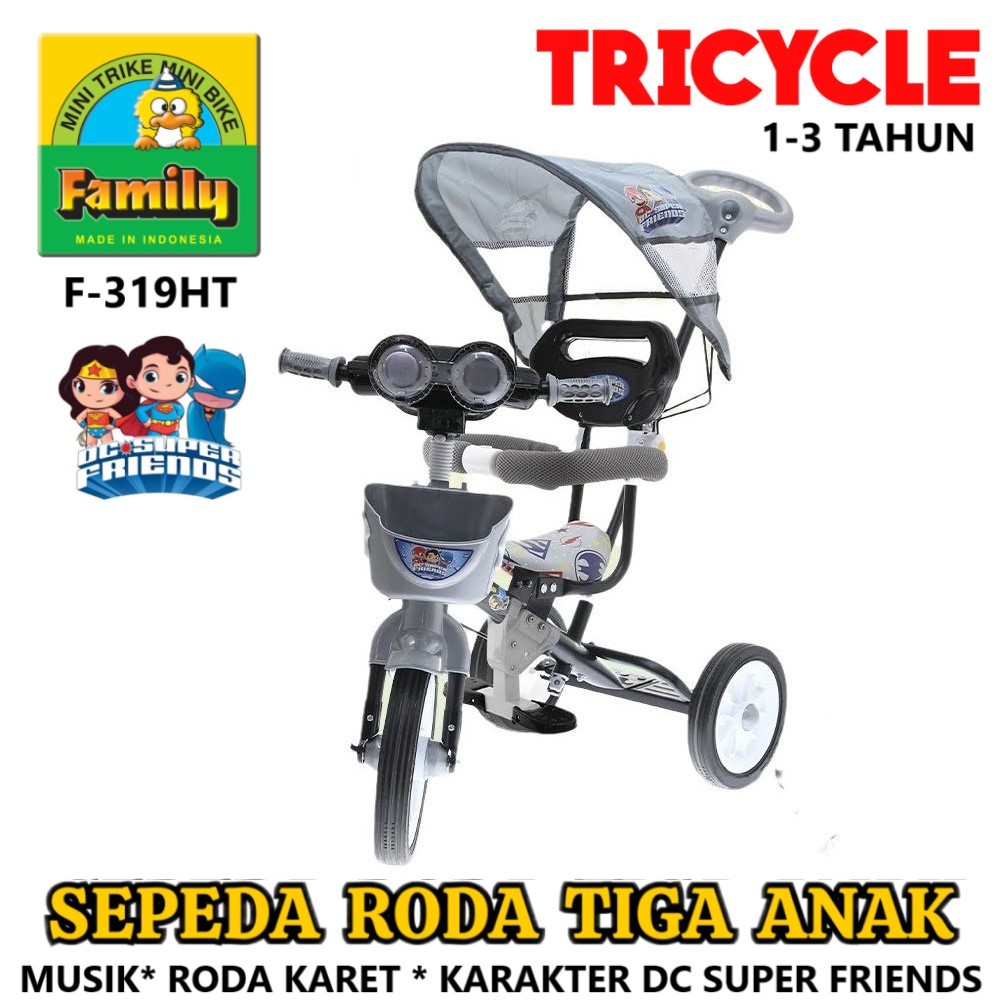 Jual Jabodetabek Go-Send Family F319HT Astro Sepeda Roda Tiga Pink ...