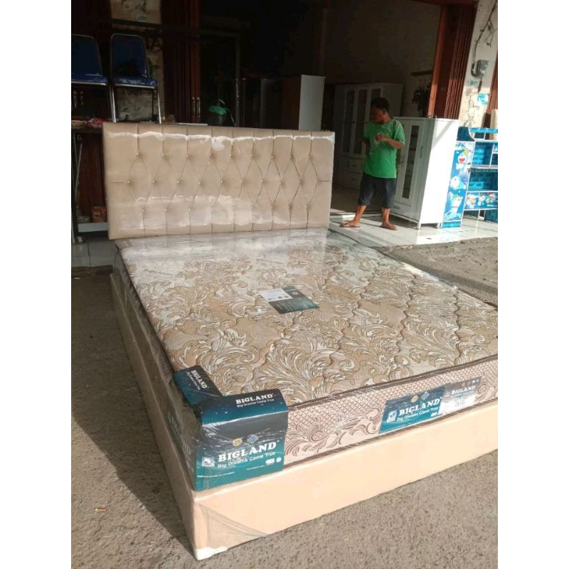 Jual Bedset Bigland Divan Pro/Kasur Nyaman Keluarga/Kasur Variasi Mewah | Shopee Indonesia