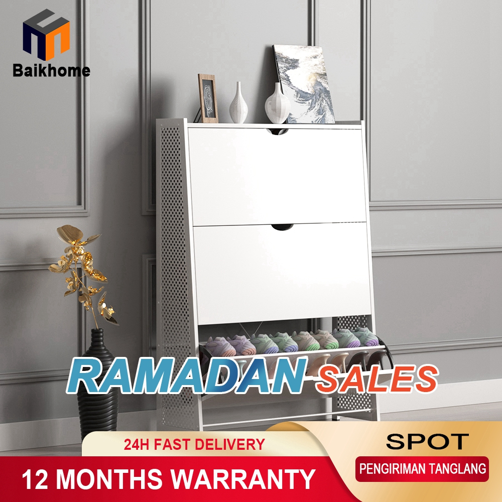 Jual Baikhome rack sepatu Kabinet sepatu modern Rak sepatu Iron shoe ...