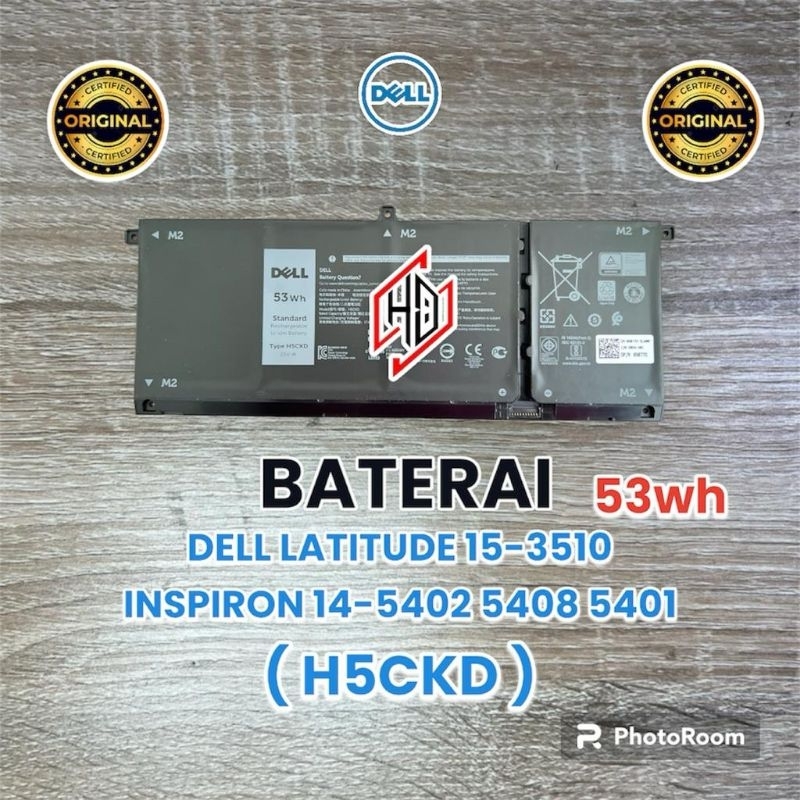 Jual BATTERAI DELL INSPIRON 14 5401 5401 5400 DELL LATITUDE 3410 3510 ...