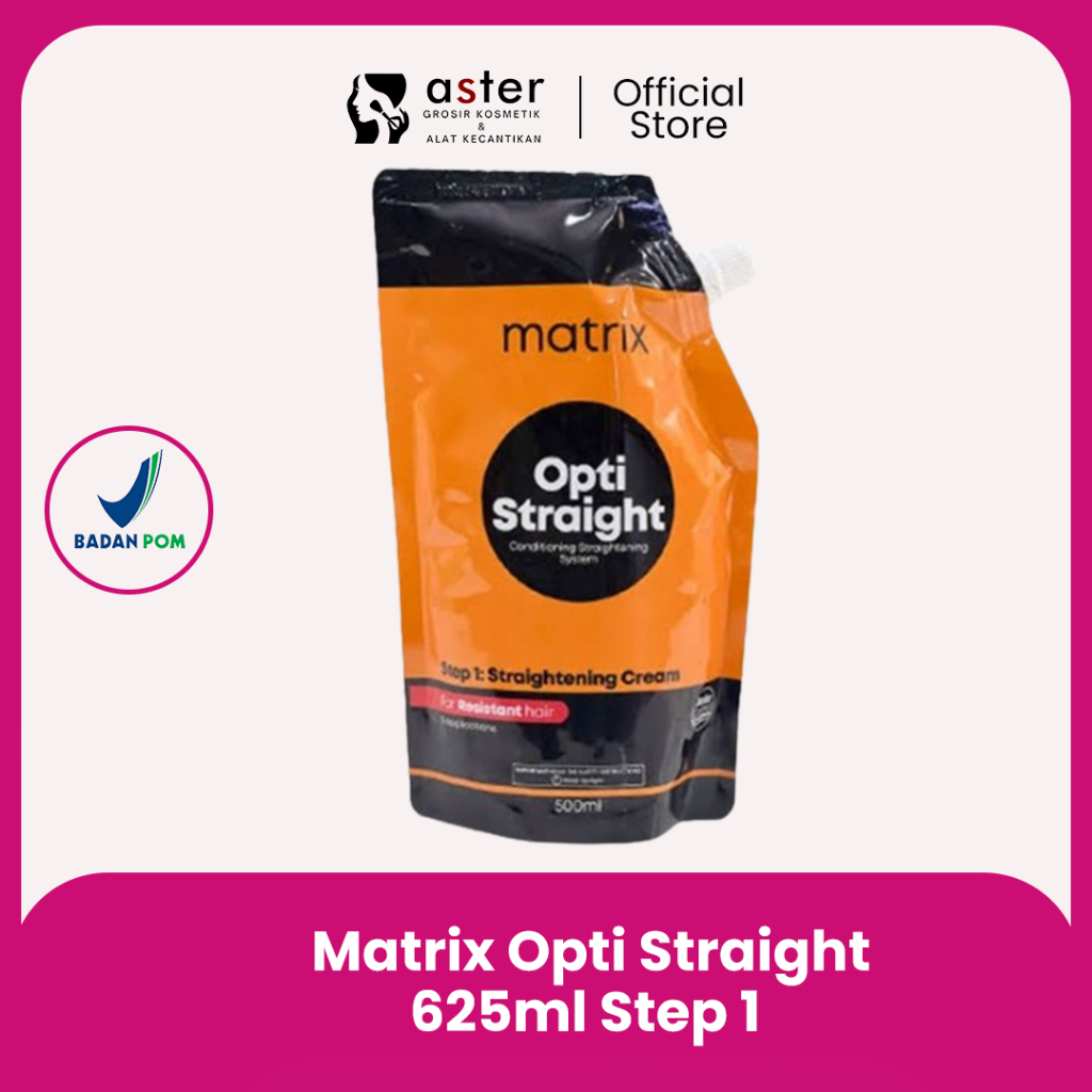 Jual Aster Kosmetik - Matrix Opti Straight Step 1 500ml | Shopee Indonesia