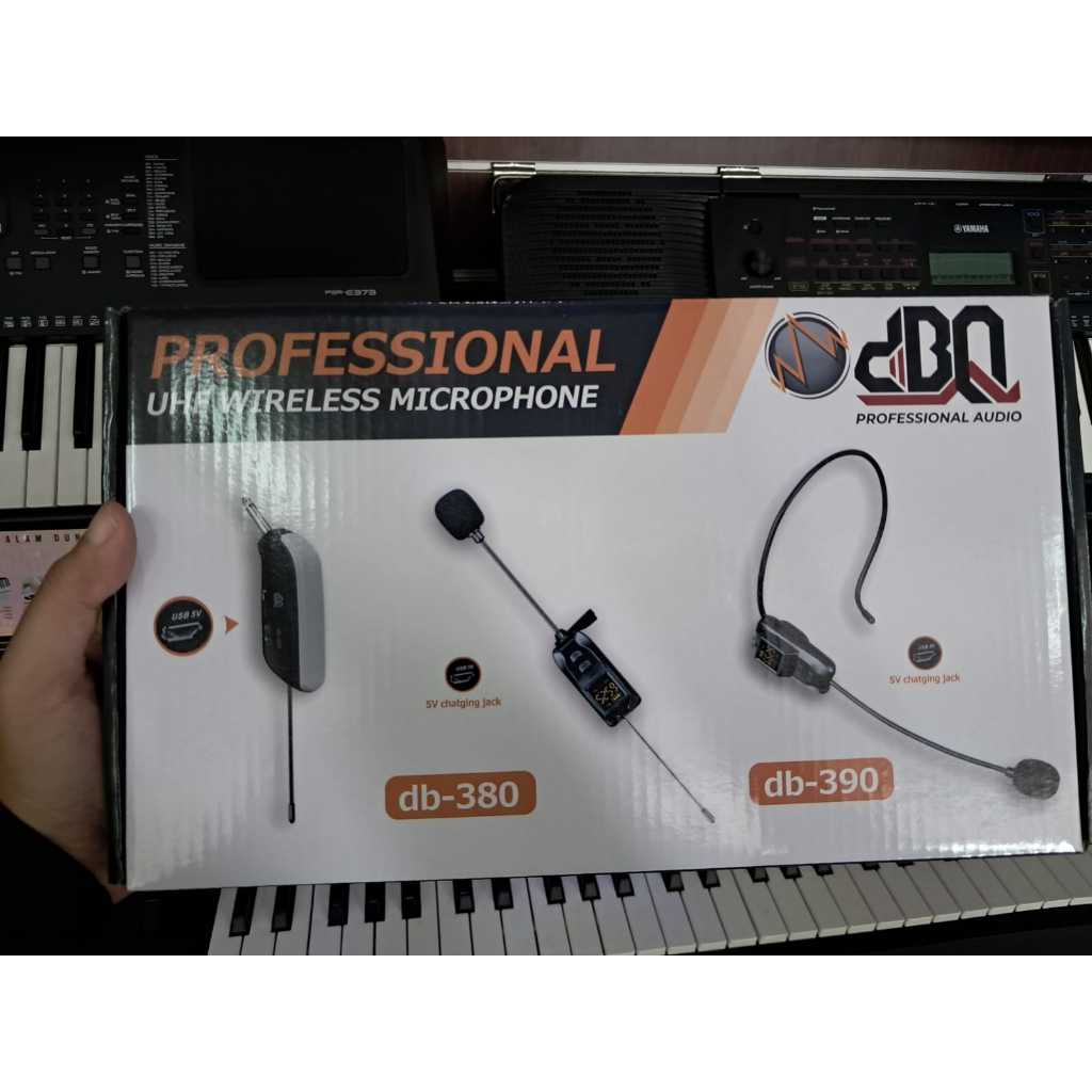 Jual MIC WIRELESS DBQ DB 390 ( HEAD SET ) ISI 1 MODEL BANDO | Shopee ...