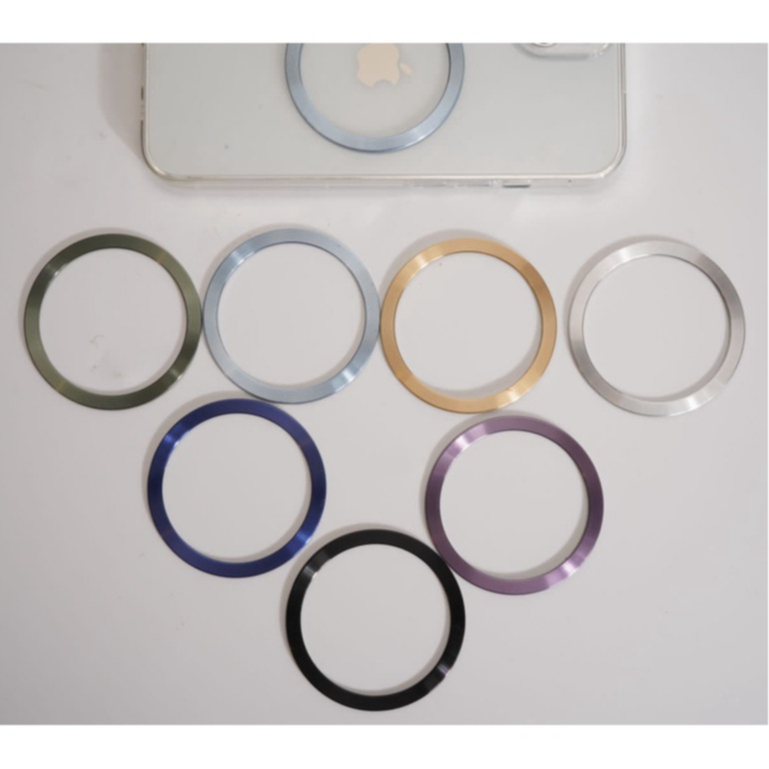 Jual RING METAL MAGSAFE MAGNETIC COLOUR CHARGER WIRELESS RING MAGNETIC ...