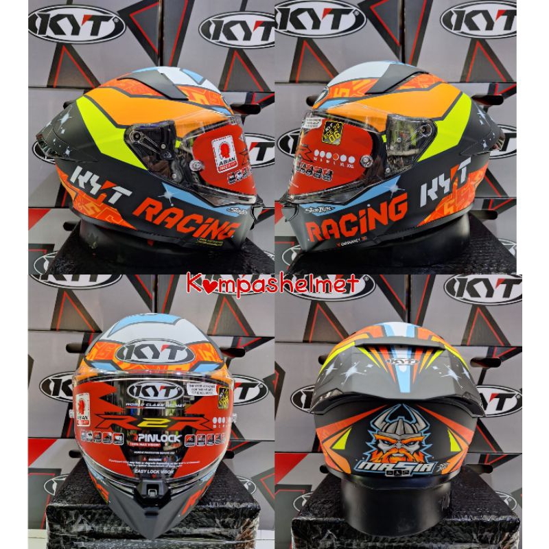 Jual HELM KYT R2R PRO MOTIF MASIA 2022 | Shopee Indonesia