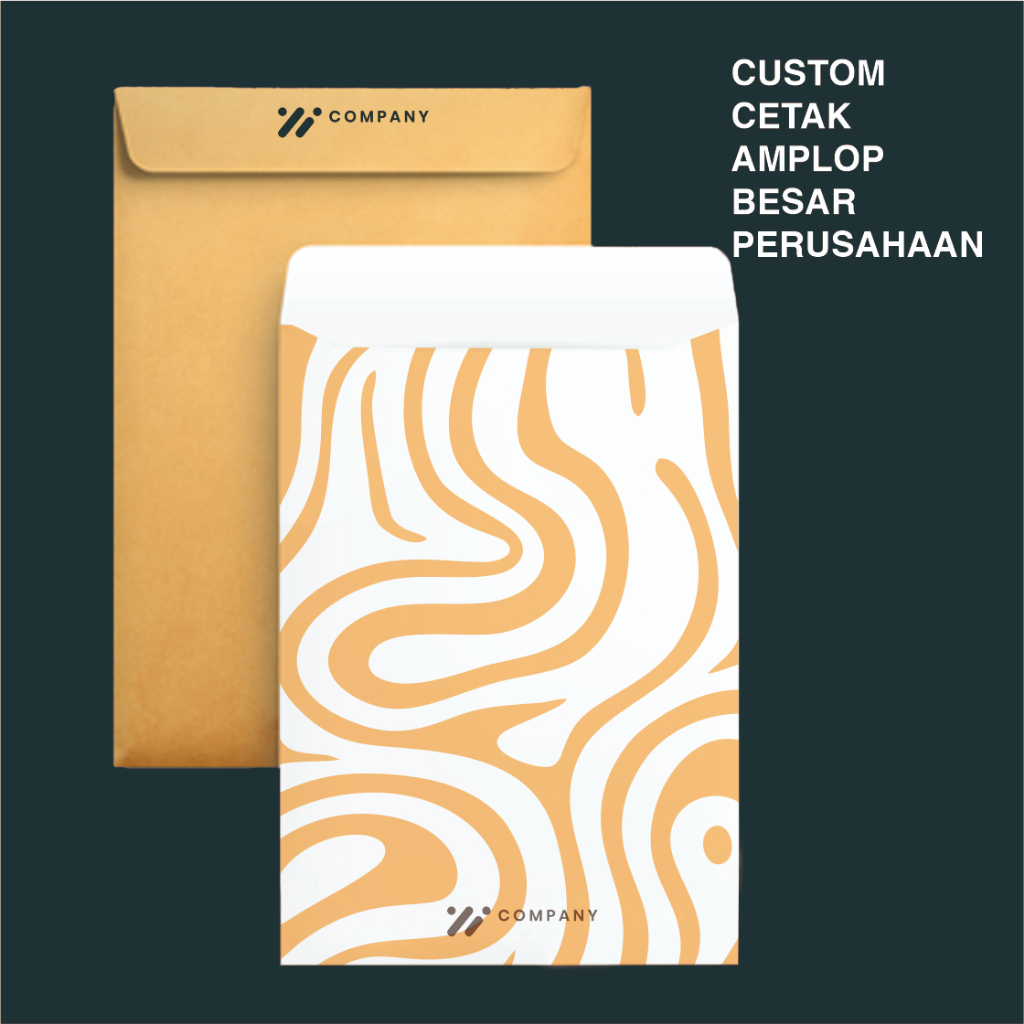 Jual CETAK CUSTOM AMPLOP BESAR PERUSAHAAN / INSTANSI UK 25 X 35 CM ...