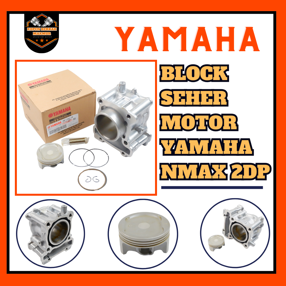 Jual Blok Seher Mesin Motor Nmax - Blok Mesin 1 Set Yamaha N-MAX 155 , LEXI & Aerox - 2DP ...