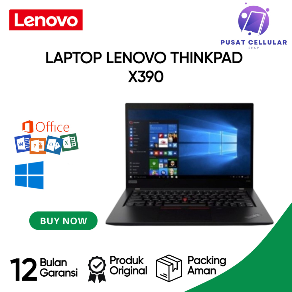 Jual Laptop ThinkPad X390 i5 8th Ram 16GB/1TB ssd WIN 10 PRO (SIAP ...
