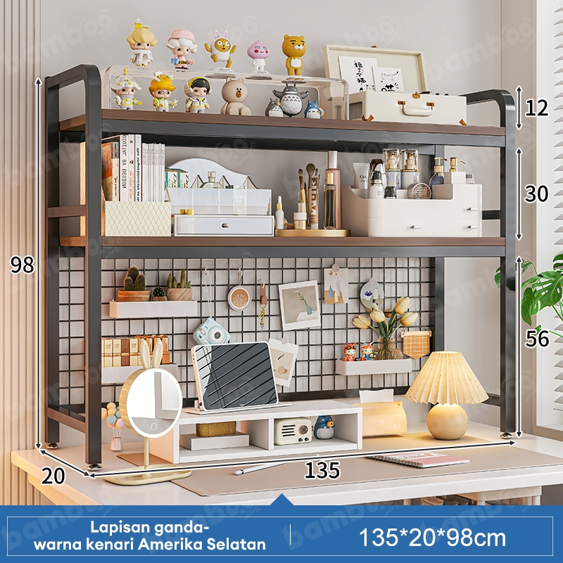 Jual Rak Desktop Storage Rak buku Storage Rak Meja Stationery Rak Meja ...