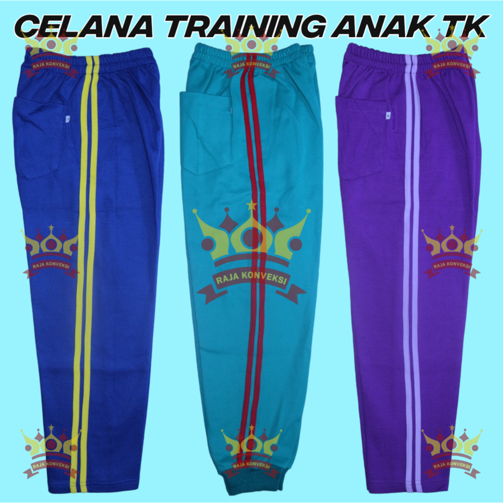 Jual Celana Training Olahraga Anak TK Panjang/ Celana Training Sekolah Anak | Shopee Indonesia