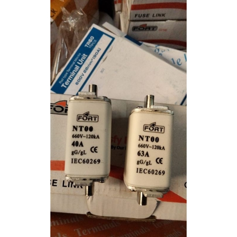 Jual Fuse NT00 / NH00 FORT 25A,35A,40A,50A,63A,80A,100A,125A,160A ...