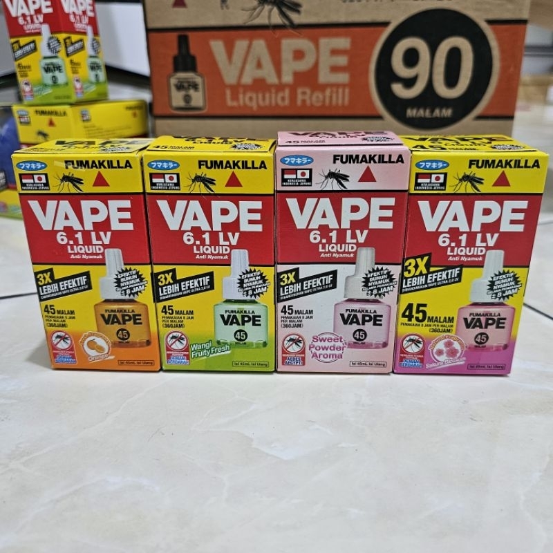 Jual [TERMURAH] VAPE OBAT NYAMUK ELECTRIC REFILL 45 MALAM | isi ulang ...
