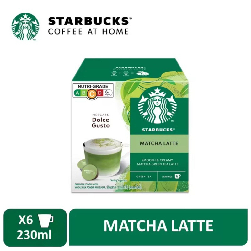 Jual Nescafe Dolce Gusto NDG Starbucks Matcha Latte Green Tea Capsule ...