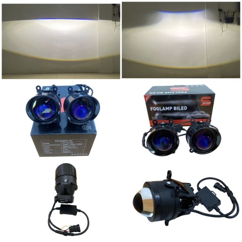 Jual Lampu Led Foglamp Biled Mobil Foglight Biled Mobil 3 Inch Blue ...