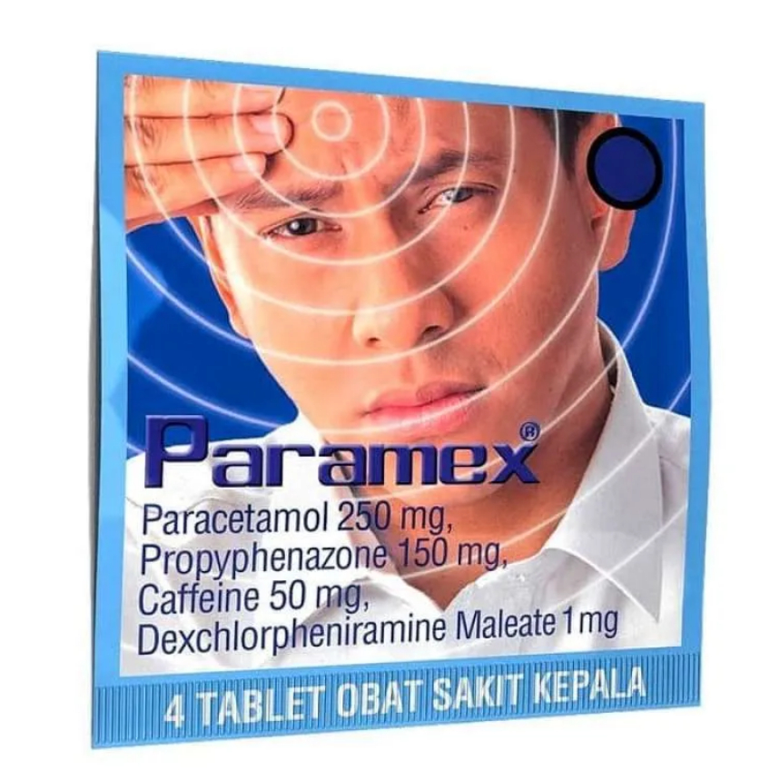 Jual PARAMEX TABLET | 1 STRIP ISI 4 TABLET | Shopee Indonesia