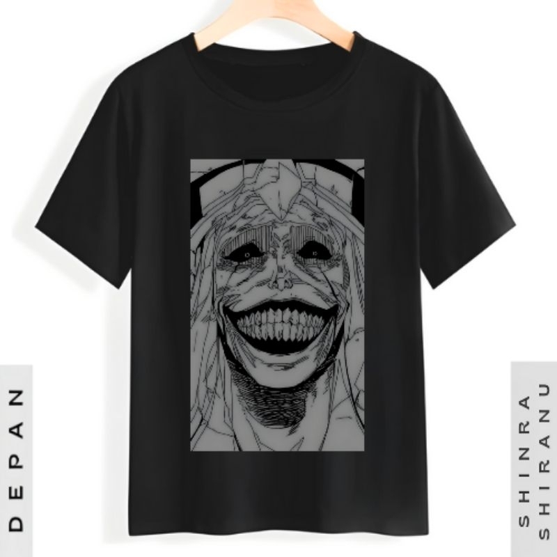 Jual Kaos Anime Solo Leveling Statue Of God Smile - Shinra Shiranu ...