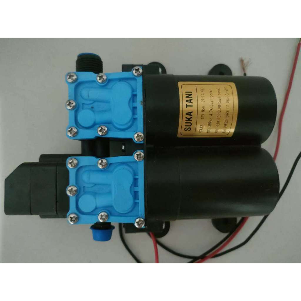 Jual Pompa Air DC 12V Pump Original 160Psi High Pressure Double Motor 2 ...