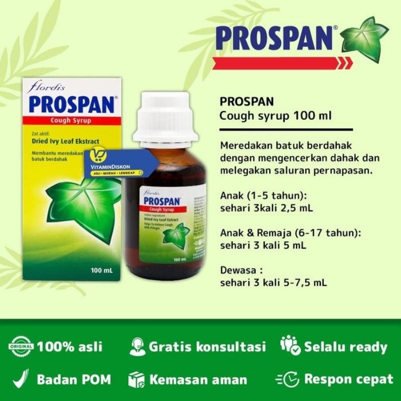 Jual PROSPAN COUGH SYRUP 100 ML (ED : 12/24) | Shopee Indonesia