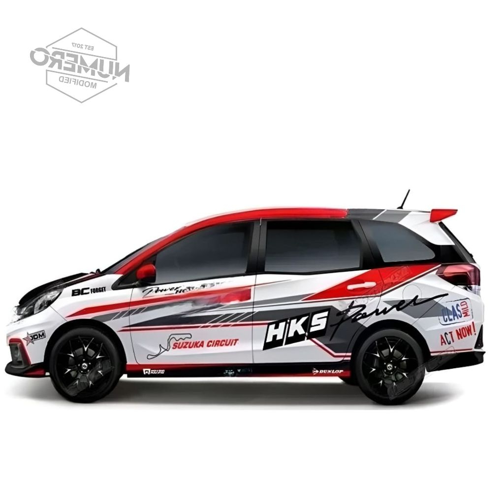 Jual Cutting sticker mobil racing sport hks power custom | Shopee Indonesia
