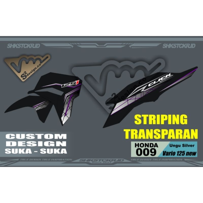Jual Striping Motor Honda Vario Custom Transparan New Vario 125 2023 ...