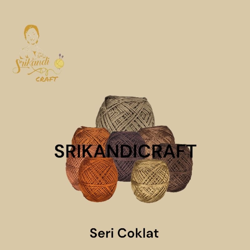 Jual BENANG RAJUT SERI COKLAT D27 GOD QUALITY SRIKANDICRAFT | Shopee ...