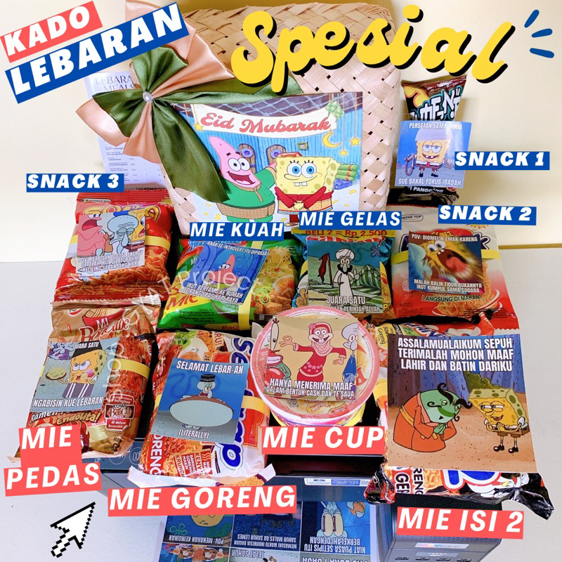 Jual UNTUK KAMU Gift Series #2: Kamu & Indomie - Snack Box by GYAT ...