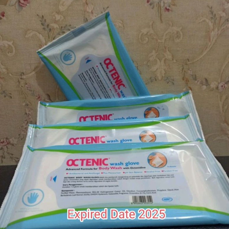Jual ULO872 FREE ONGKIR OCTENIC BODY WASH GLOVE washlap waslap instan ...