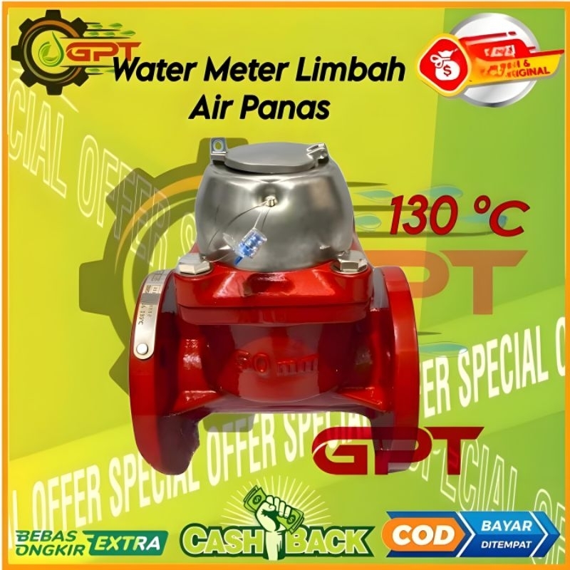 Jual Meteran air panas 3 inch /Hot Water Meter/Flowmeter air Limbah 3 ...