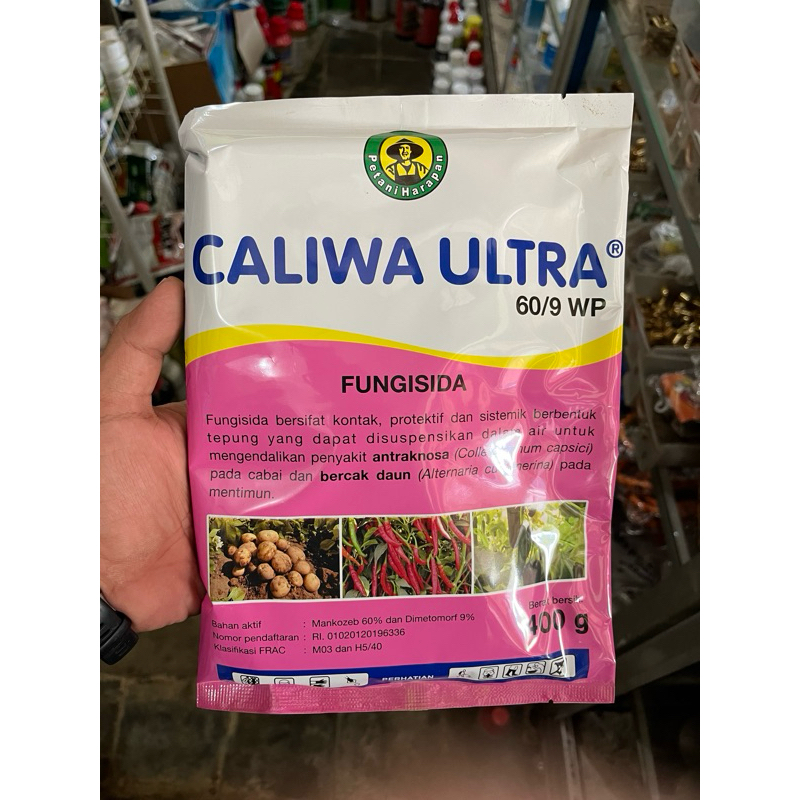 Jual FUNGISIDA CALIWA ULTRA 60/9 WP 400 GRAM PENGENDALI ANTRAKNOSA DAN ...