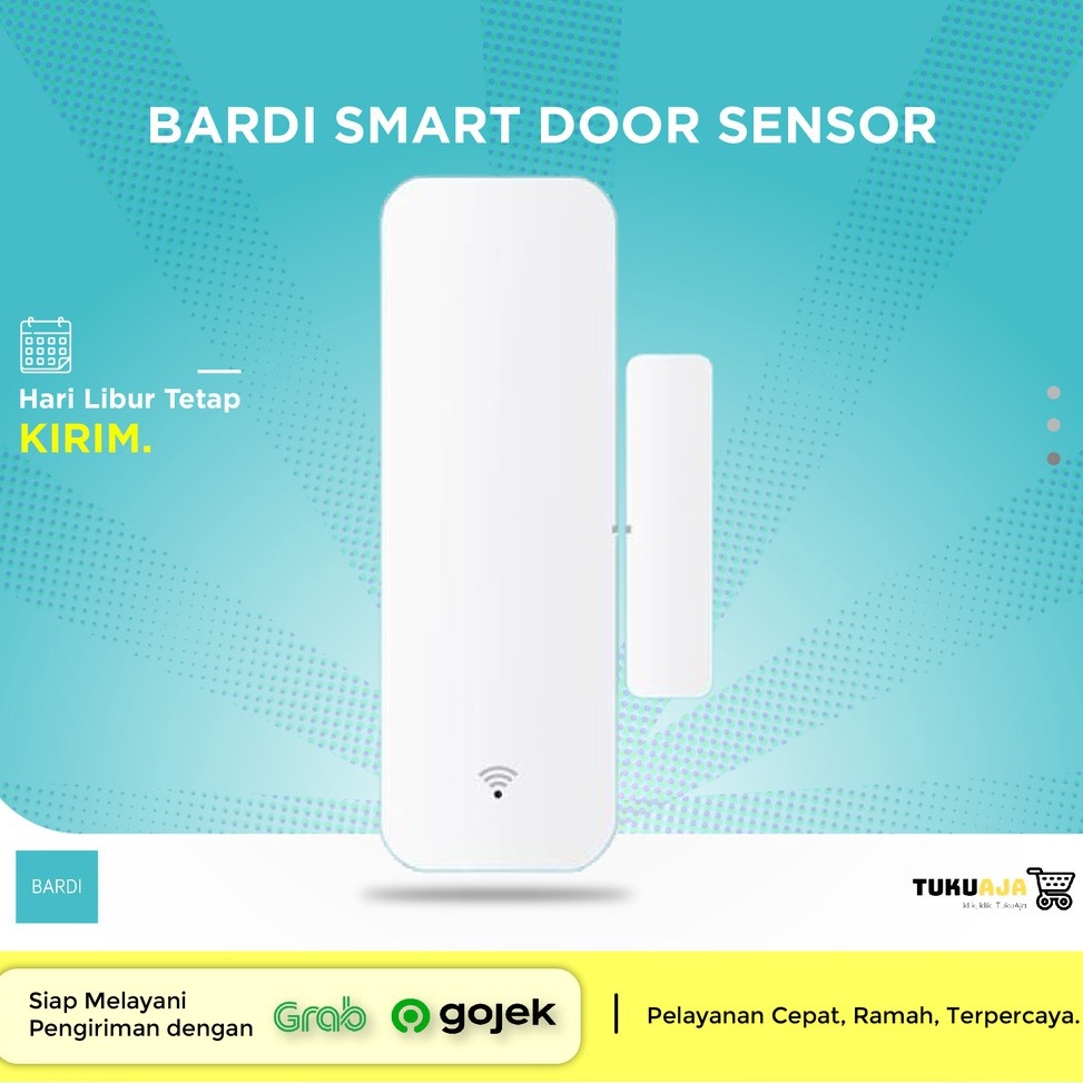 Jual BARDI Door Window Sensor Wireless Smart Alarm Kit Sensor Pintu ORI ...