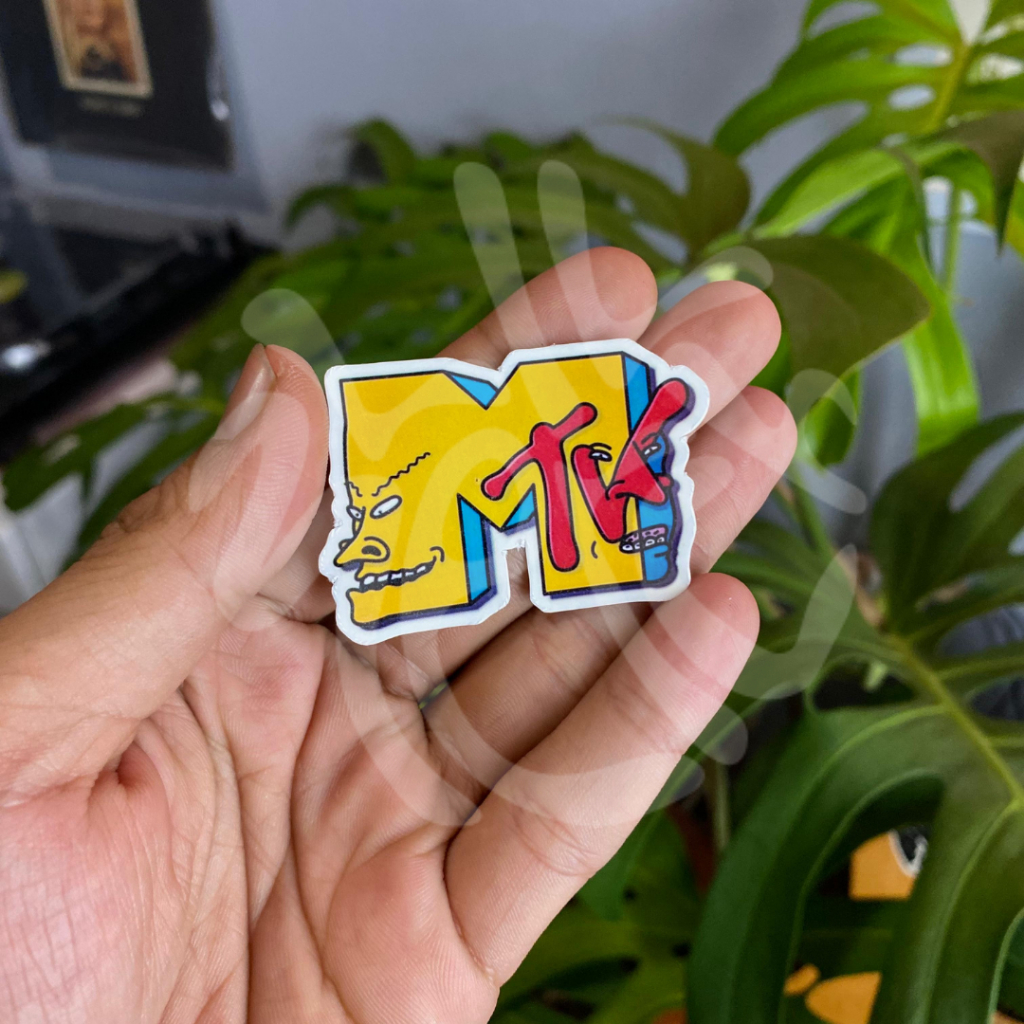 Jual sticker music television / sticker / aesthetic sticker / sticker ...