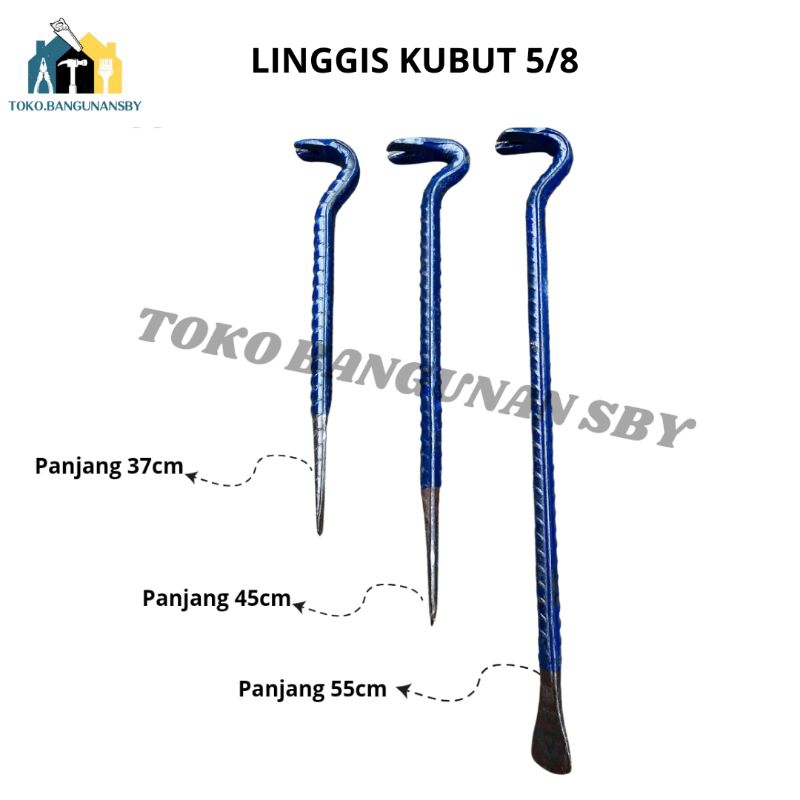 Jual LINGGIS KUBUT/LINGGIS KUBUT BESI ULIR UK 5/8 dan 3/4 | Shopee ...
