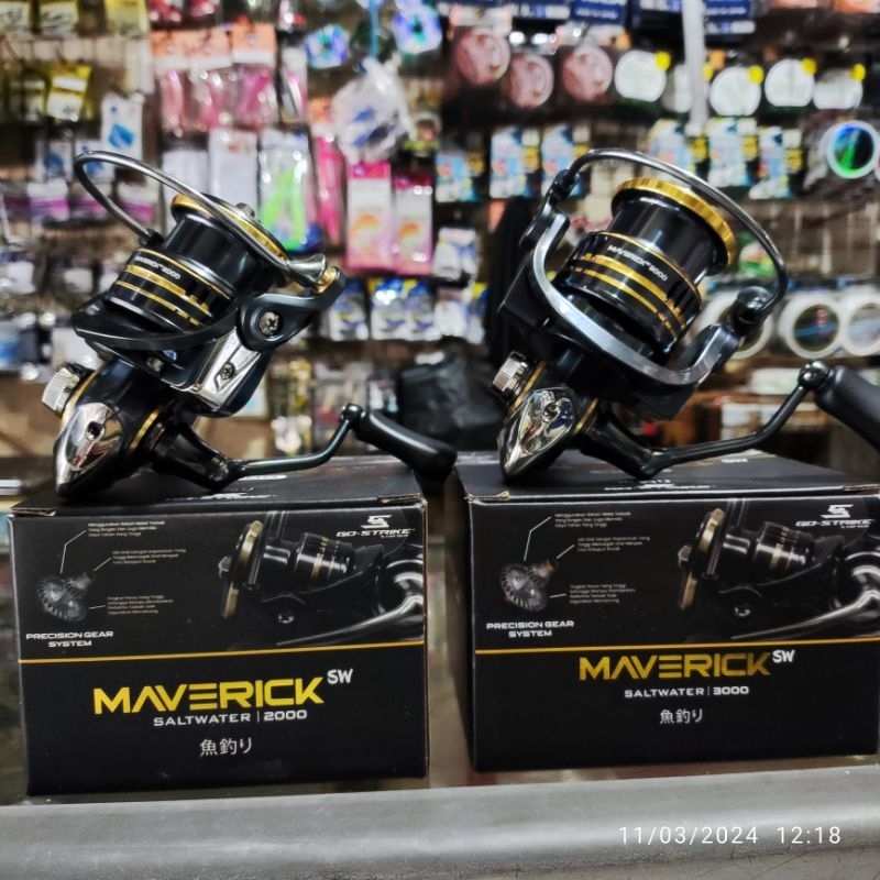 Jual Reel Go Strike Versus Maverick SW 2000 3000 4000 6000 | Shopee ...