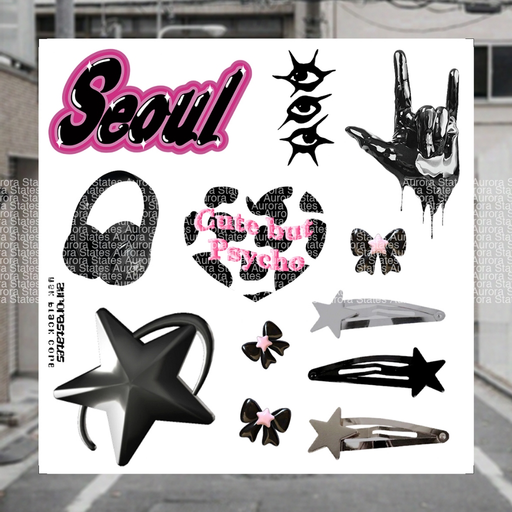 Jual STICKER Y2K BLACK CORE | STIKER TUMBLER | STICKER AESTHETIC Y2K ...