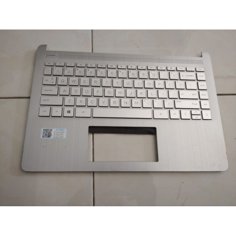 Jual casing case bagian keyboard upper atas palmrest hp 14s FQ DQ ...