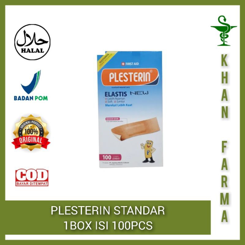 Jual PLESTERIN PLESTER STANDAR 1BOX ISI 100PCS | Shopee Indonesia