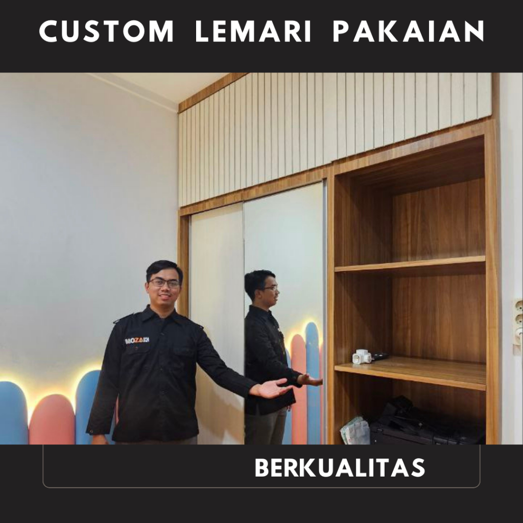 Jual lemari pakaian minimalis custom murah jakarta | Shopee Indonesia