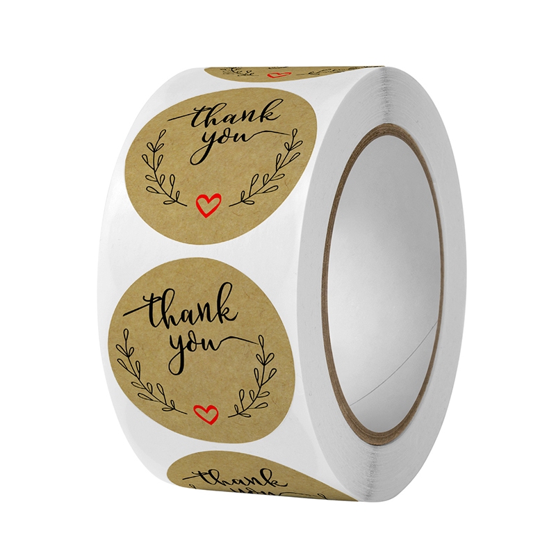 Jual Eghrerr 100 PCS Stiker Terima Kasih Bubuk Thank You Sticker ...