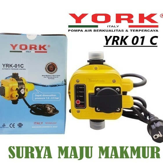 Jual YORK YRK 01-C Otomatis Pompa Booster AUTOMATIC Pressure control APC otomatis pompa dorong ...
