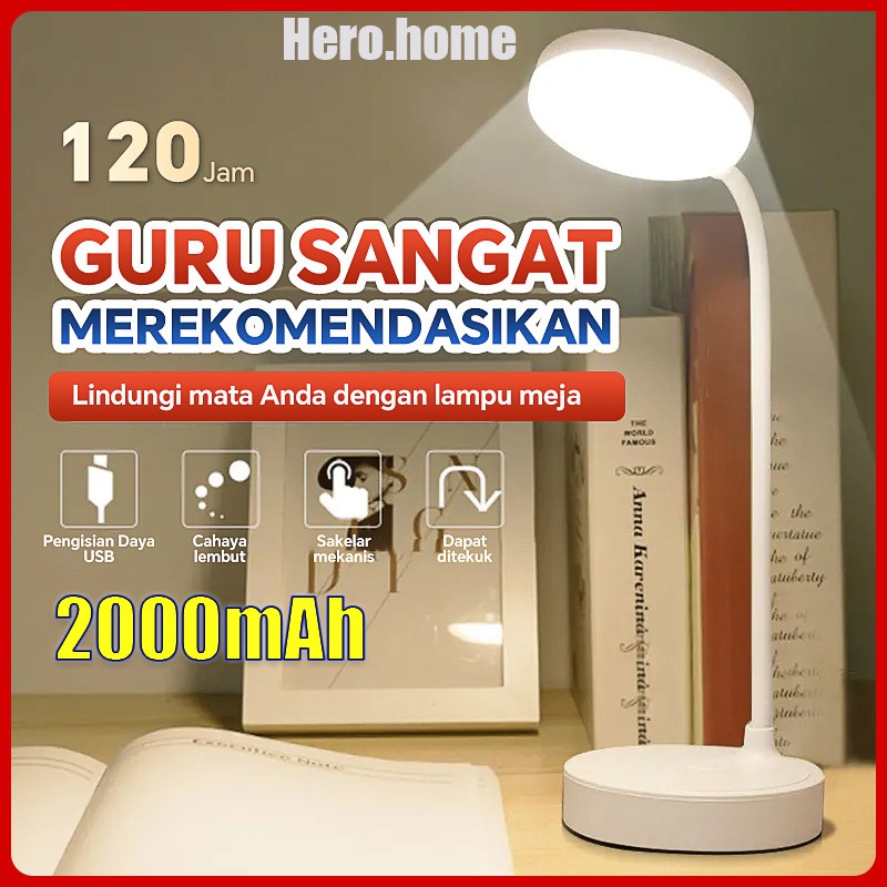 Jual Lampu belajar/Lampu Jepit LED Meja Belajar/Lampu Baca Portable ...