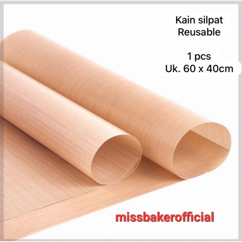 Jual kain Silpat kertas roti alas panggang oven loyang baking sheet ...