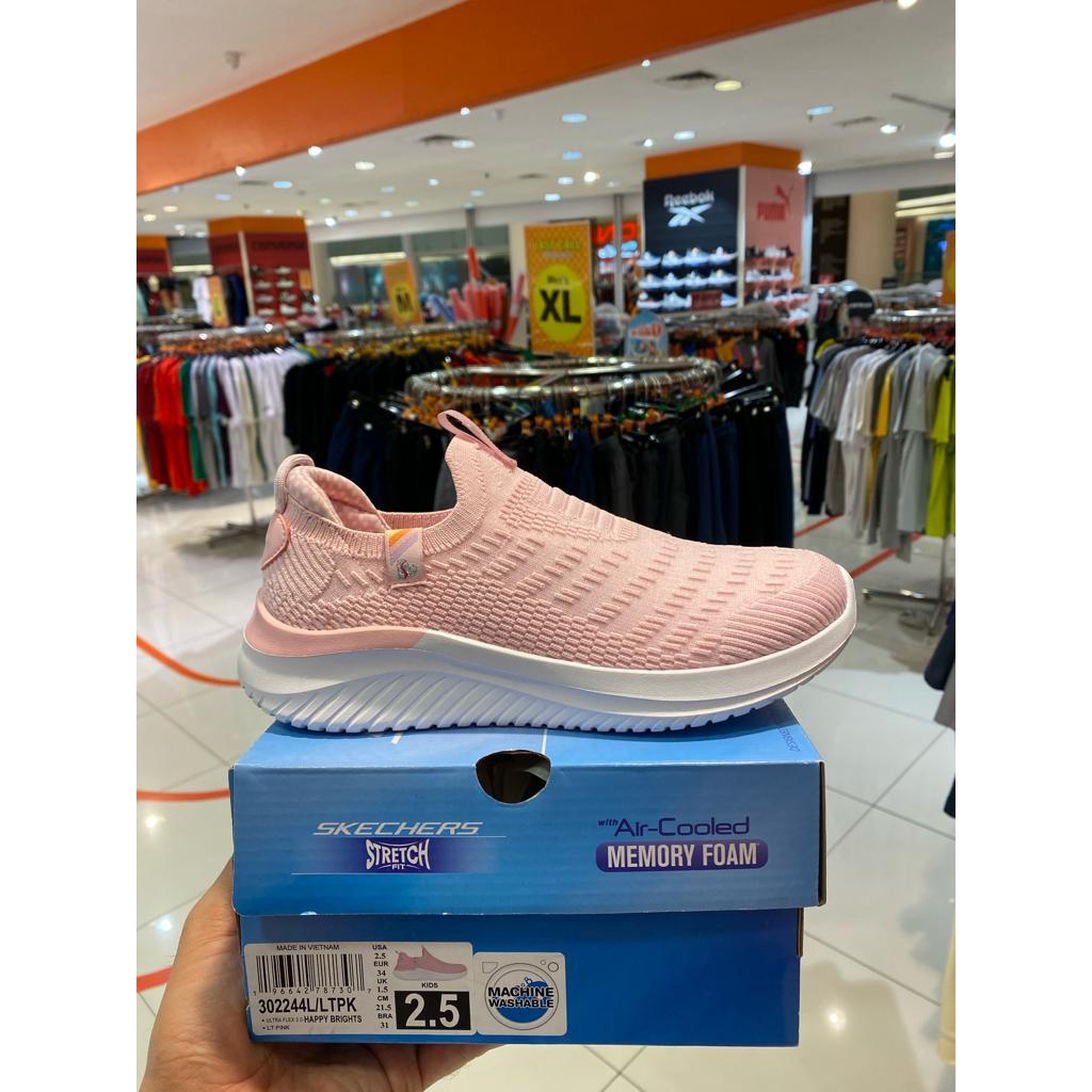 Jual Skechers Ultra Flex 3.0 - Happy Brights Lt. Pink 302244L/LTPK Kid ...