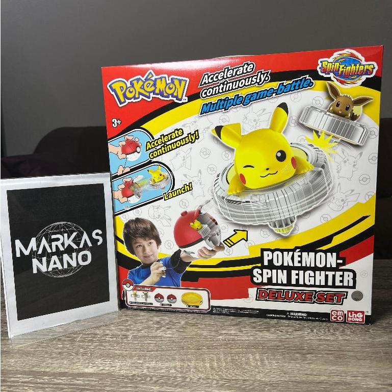 Jual POKEMON SPIN FIGHTER DELUXE SET Arena POKEMON SPIN Original EMCO ...