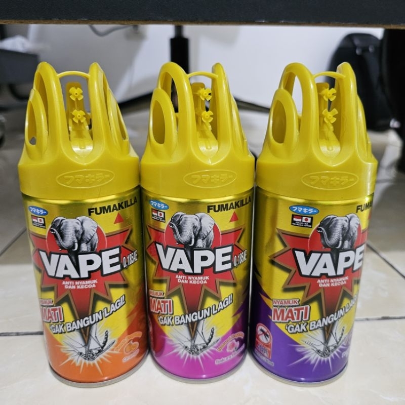 Jual VAPE ANTI NYAMUK DAN KECOA 240ML/200ML | obat nyamuk semprot vape ...