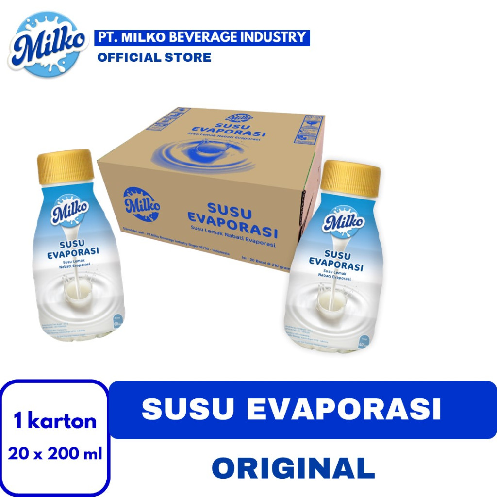 Jual MILKO SUSU EVAPORASI 20 x 200ml | Shopee Indonesia